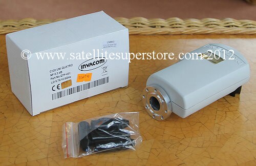 Invacom feedhorn, Invacom feedhorn with yellow cap and c120 flange LNB ...