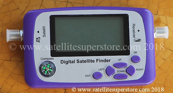 Terrestrial and Satellite finder meters. satellite receiver. Satellite ...