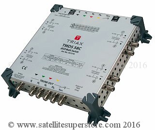 Sky Q multiswitch. Sky Q dSCR satellite multiswitches. 4 output, 8 ...