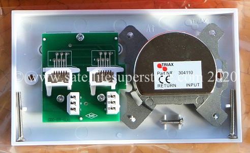 Satellite outlet plates, satellite wall plates, multiswitch triplexing ...